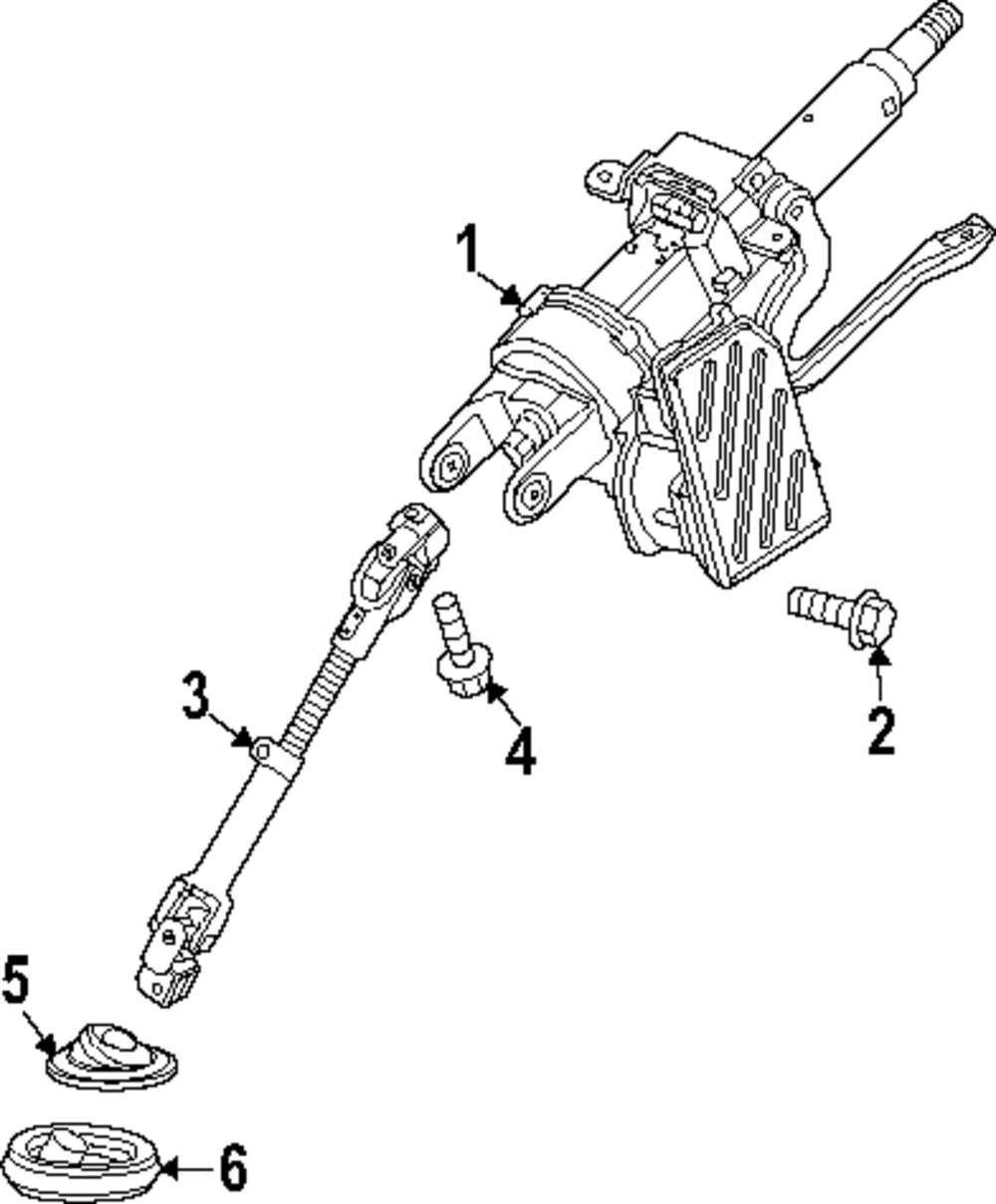 2024-2025 Chevrolet Trax Column 60009164 GM | GMPartsDirect.com