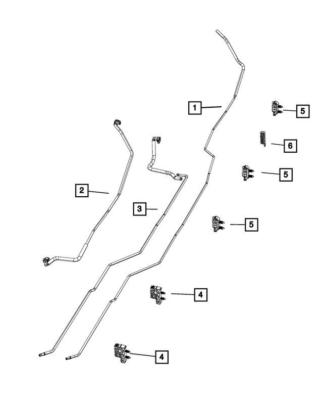 5146897AB - Fuel Supply Tube 2013-2018 Ram 3500 | Mopar Wholesale Parts