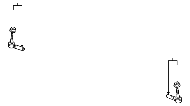 2010-2019 GM Steering Linkage Outer Tie Rod Kit 13286686 GM ...