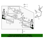 2010-2019 GM Steering Linkage Outer Tie Rod Kit 13286686 GM ...
