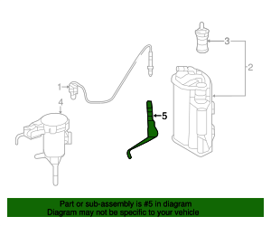 212-470-03-81 - Purge Valve Bracket 2015-2016 Mercedes-Benz E 400 ...