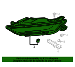 2019-2022 Chevrolet Blazer Driver Side Daytime Running Lamp 84856650 GM ...