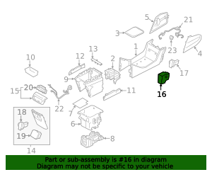 96125-S8000 - Audio Auxiliary Jack 2020-2024 Hyundai Palisade ...