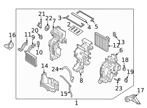 Evaporator & Heater Components for 2023 Kia Sorento | Kia.Parts Store