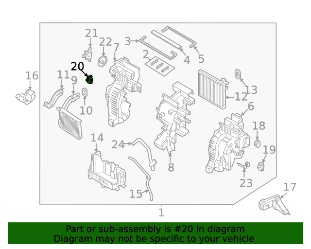 97161-L1000 - Actuator 2021-2023 Kia | Kia.Parts Store