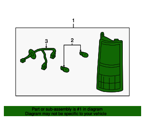 2003-2024 GM Lamp (Replaces Part Number 84216114) 84639023 GM ...