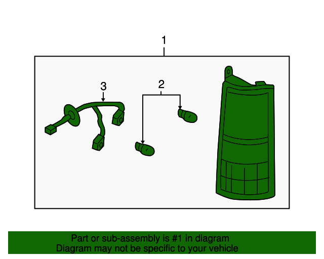 2003-2024 GM Lamp (Replaces Part Number 84216115) 84639024 GM ...