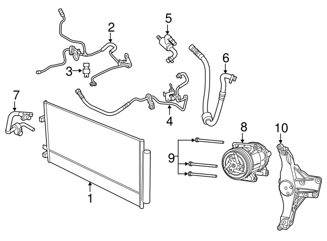 2015-2018 Mopar Discharge Line 68418392aa | TascaParts.com
