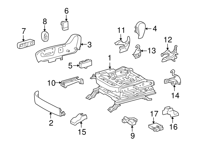 2010-2021 Lexus Switch 84922-60190 | OEM Parts Online