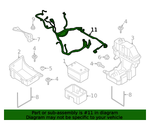 2020-2022 Ford Motorcraft™ Battery Cable WC-97595 | OEM Parts Online