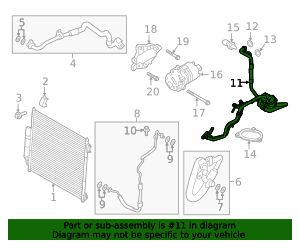 LR101277 - Evaporator Tube - 2019 Land Rover Range Rover Sport | Land ...
