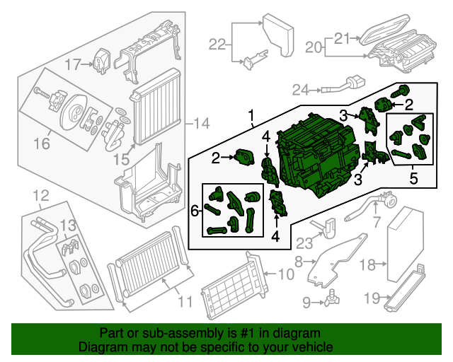 2011-2016 Audi Housing Assembly 4H1-820-356-A | OEM Parts Online