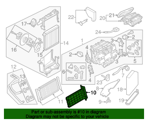 4H0-819-011 - Auxiliary Heater 2011-2018 Audi | Audi OEM Parts