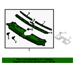 2016-2023 Mazda CX-9 Mount Panel TK48-50-720E | OEM Parts Online