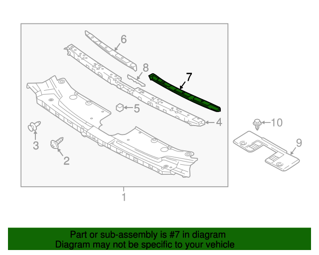 TK48-50-2B2A - Plate - 2016-2023 Mazda CX-9 | MazdaSwag