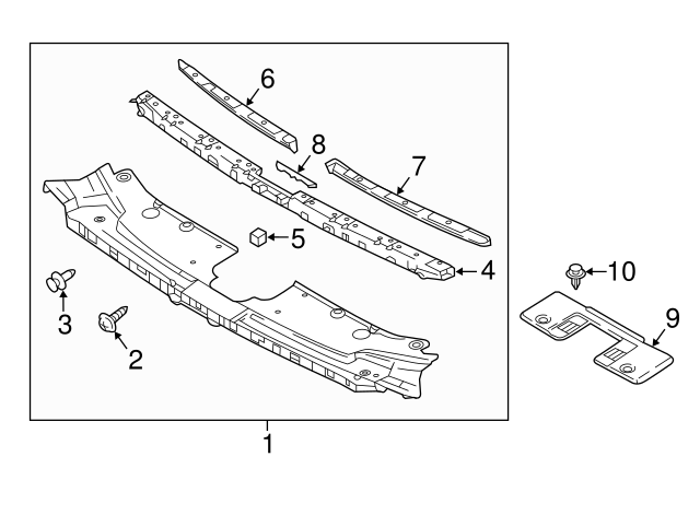 TK48-50-2B2A - Plate - 2016-2023 Mazda CX-9 | MazdaSwag