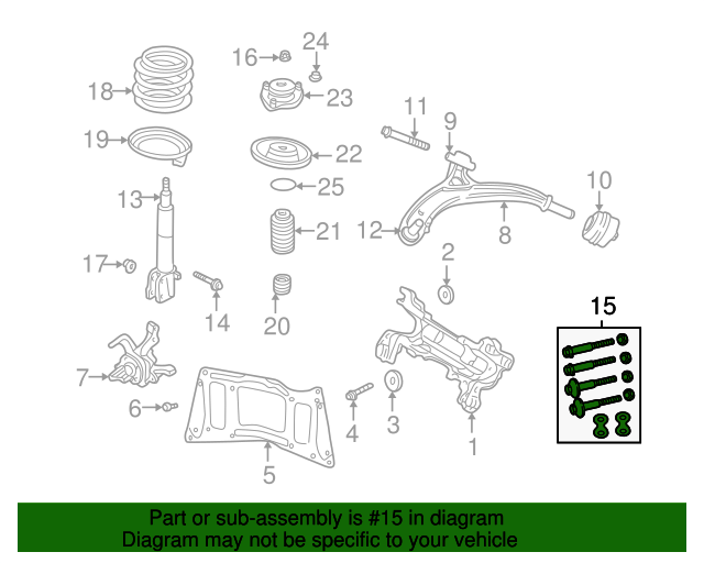 2001-2007 Mopar Bolt 5013687AB | TascaParts.com