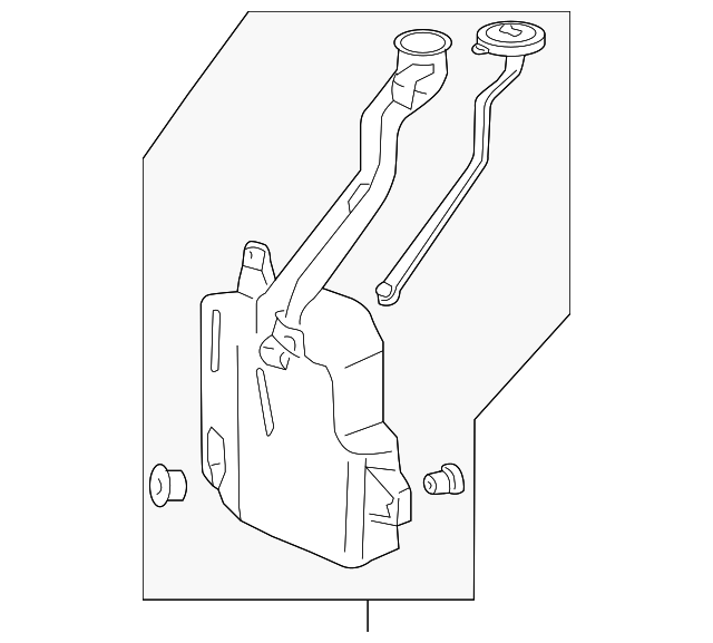 76840-SCV-A01 - 2003-2011 Honda Element - Tank Set Washer | Genuine ...