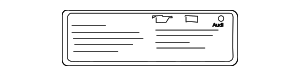 2018-2020 Audi Info Label 7D0-000-279-L | Audi USA Parts