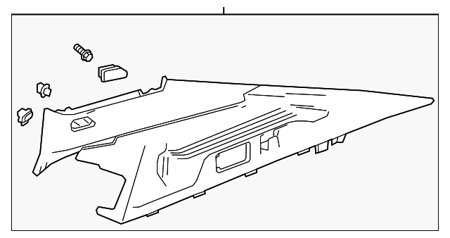 39121305 GM Upper Quarter Trim | GM Parts Store