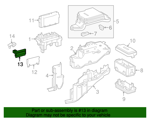 2016-2022 Lexus Fuse Holder 82620-48210 | OEM Parts Online