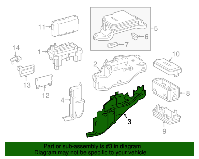 82663-48160 - Lower Cover 2016-2022 Lexus | AutoNationParts.com