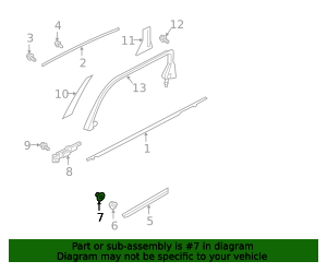 2019-2020 Infiniti QX50 Lower Molding Retainer 80874-5NA0A | INFINITI ...