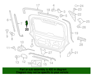 2010-2016 Porsche Panamera Upper Insulator 970-512-857-00 | Gaudin ...