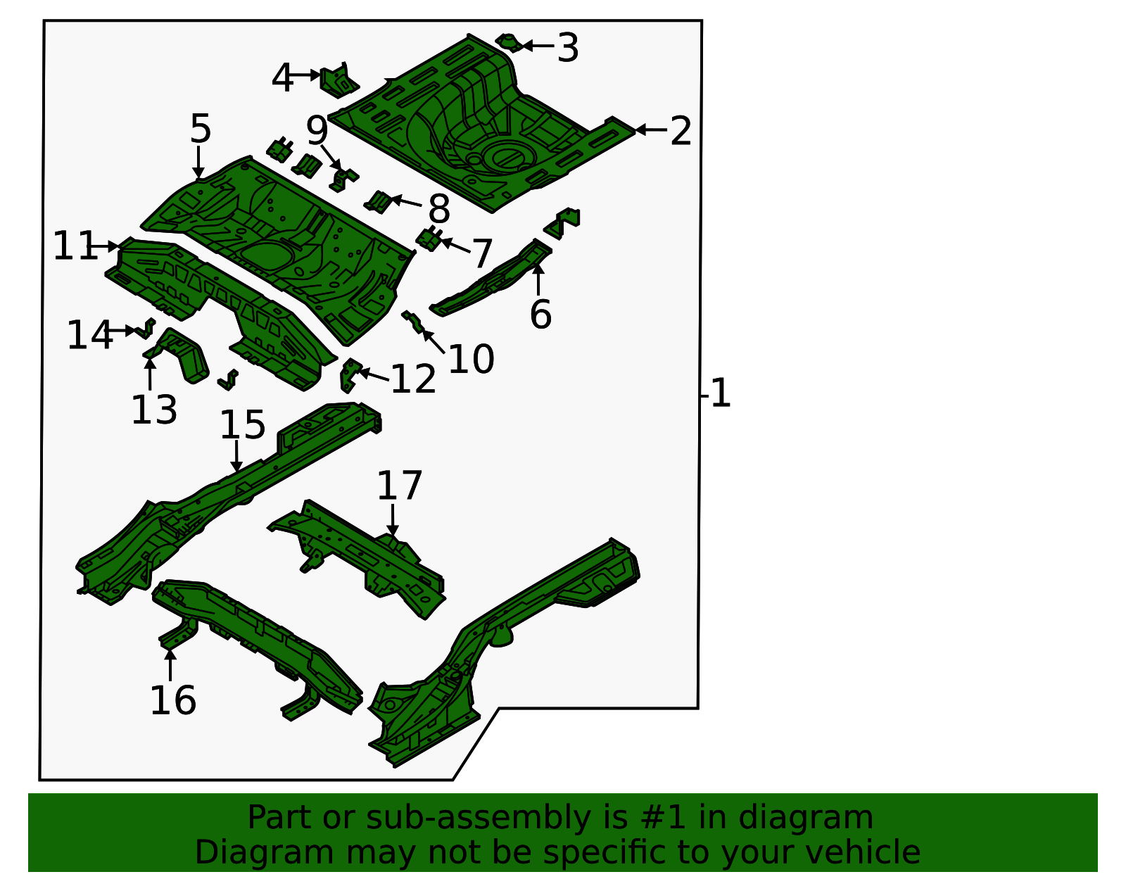 65500-AA041 - High-Quality Floor Pan for 2021-2023 Hyundai Elantra ...