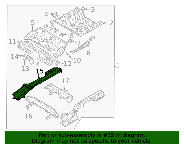 Genuine Rail Assembly for 2022-2024 Hyundai Elantra N | Part# 64602 ...