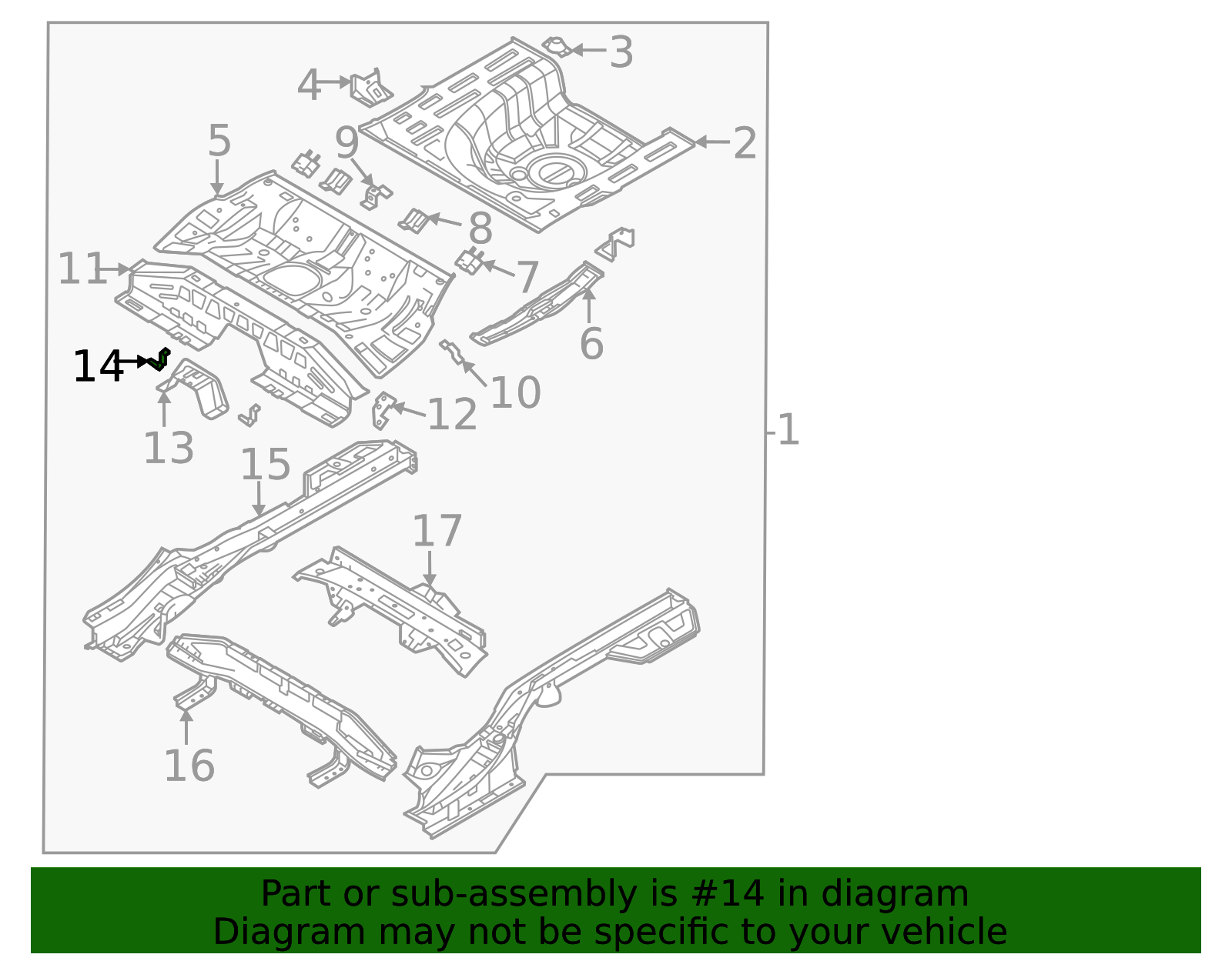 65415-AA000 - Stay Bracket 2021-2025 Hyundai | AutoNation Parts