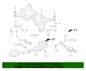 2007-2015 Mazda CX-9 Rear Lateral Arm Bolt 9YA0-2A-401 | RealMazdaParts.com