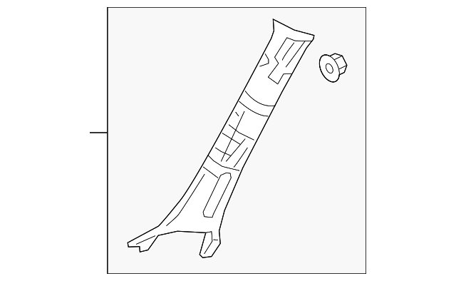 2018-2020 Volvo XC60 Windshield Pillar Trim - Driver's Side (LH ...