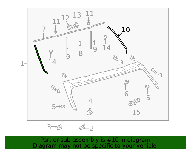 2019-2023 Lexus Spoiler Assembly Protector 76881-76020 | OEM Parts Online