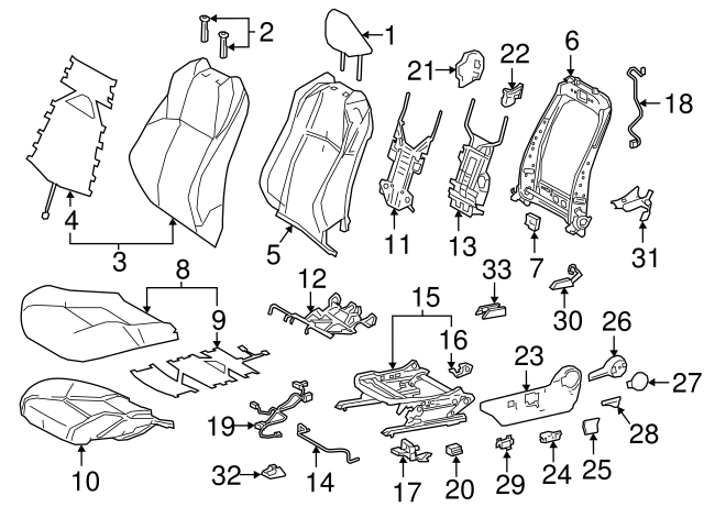 2018-2022 Toyota C-HR Track End Cover 72123-F4010 | Toyota Express Parts