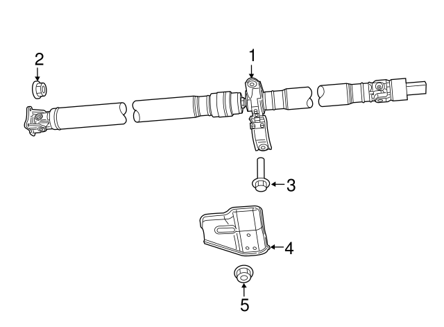 2007-2017 Mopar Drive Shaft 5273310AB | TascaParts.com