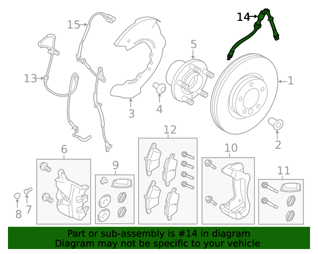 LR133936 - Brake Hose 2020-2023 Land Rover | AutoNation Parts