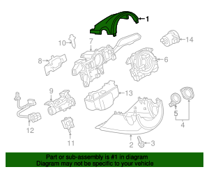 8U0-953-515-A-4PK - Upper Column Cover 2015-2018 Audi | Audi OEM Parts