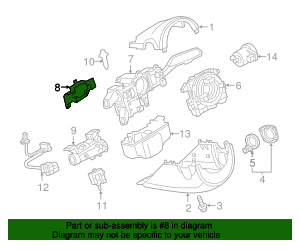 5K0-953-223 - Mount Plate 2015-2018 Audi | Audi OEM Parts