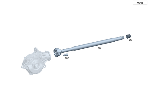 Front Axle Differential Propeller Shaft for 2024 Mercedes-Benz E 450 ...
