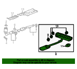 23442413 - Exhaust Muffler Assembly with Insulators 2010-2017 GM ...