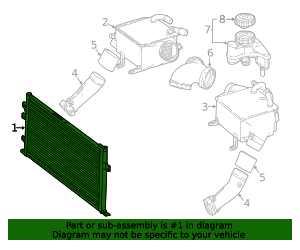 463-500-04-02 - Radiator 2013-2018 Mercedes-Benz | Mercedes-Benz USA Parts