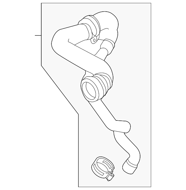 Genuine BMW 11-53-7-846-363 | Upper Hose | FREE Shipping on Most Orders ...