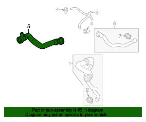Genuine BMW 11-53-7-843-264 | Lower Hose | FREE Shipping on Most Orders ...