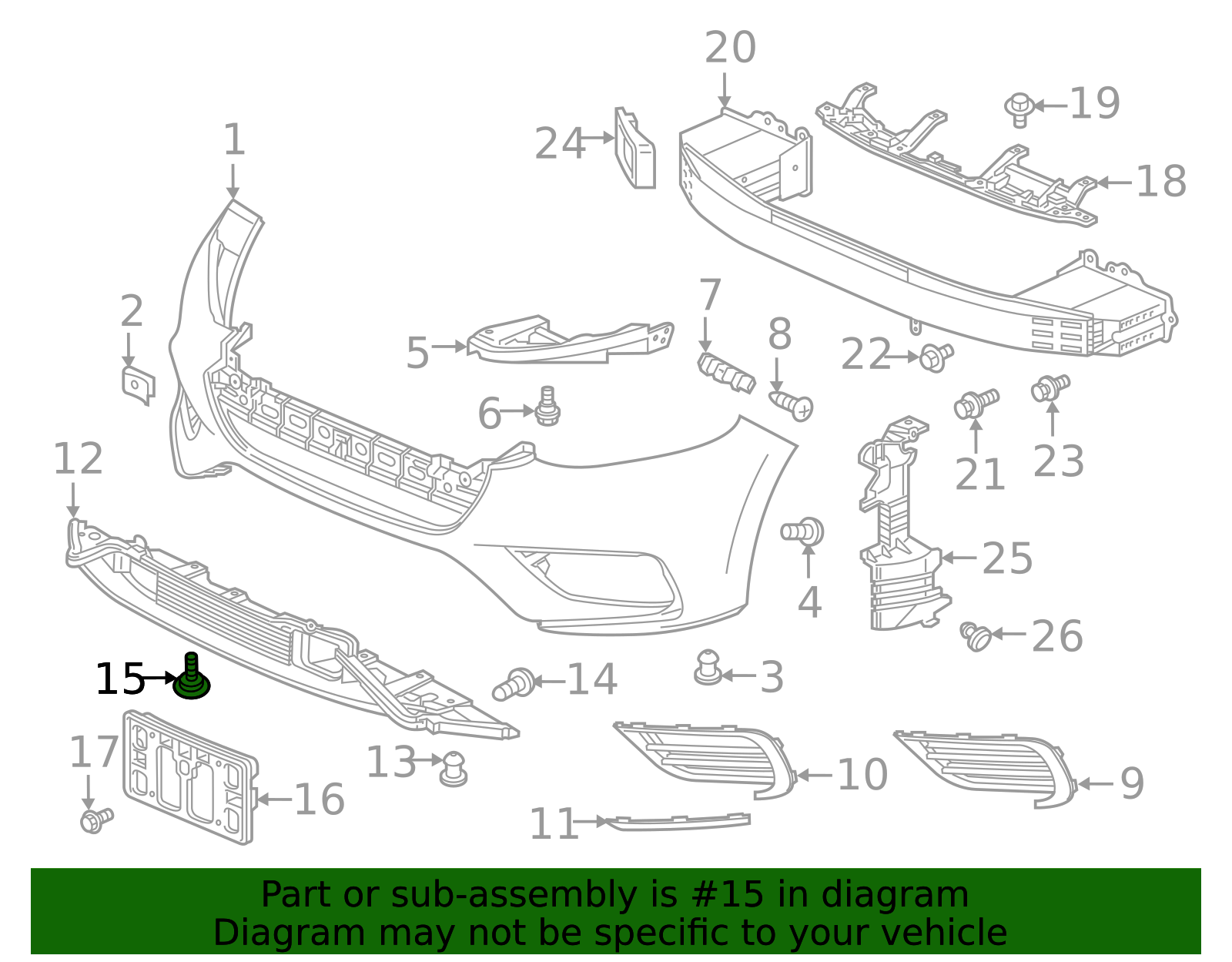 90104-TBA-A00 - Bolt Bumper - 2016-2021 Honda | Genuine Honda Parts