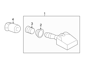 2014-2016 Nissan Rogue Tire Pressure Sensor 40700-5663R | OEM Parts Online