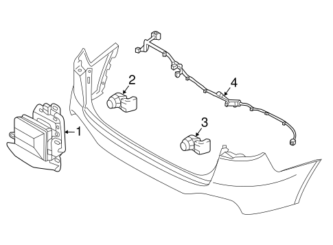 Bumper & Components - Rear for 2016 Kia Sorento | Kia Auto Parts