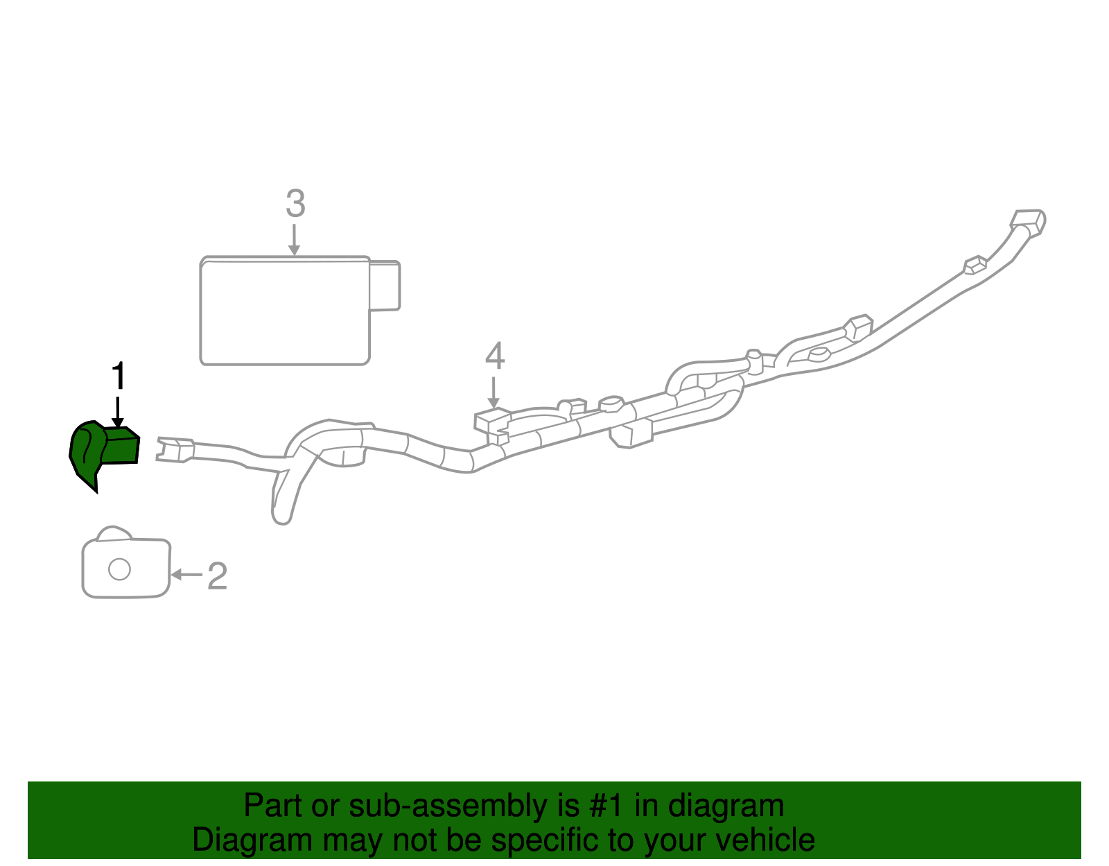 2014-2025 GM Parking Assist Alarm Sensor 23428269 GM | GMPartsDirect.com