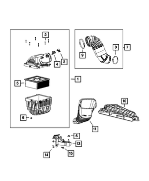 2022 Ram Air Filter 68517554AA | Mopar Estores