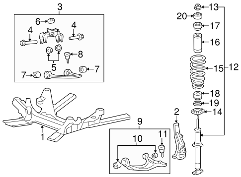 Suspension Components for 2011 Cadillac CTS | Auto Parts Express